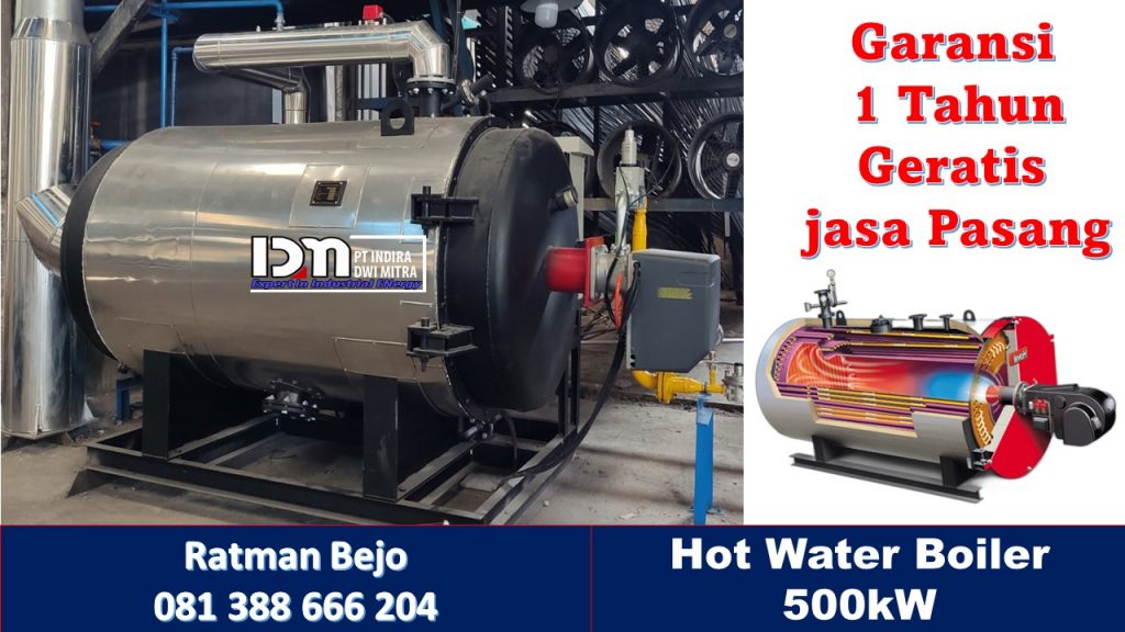 IDM Hot Wate Boiler - Capacity 100kW-10.000kW MFG PT Indira Dwi MItra